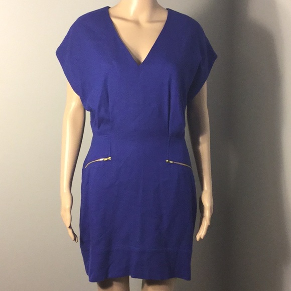 French Connection | Dresses | French Connection Blue Midi Dress W ...